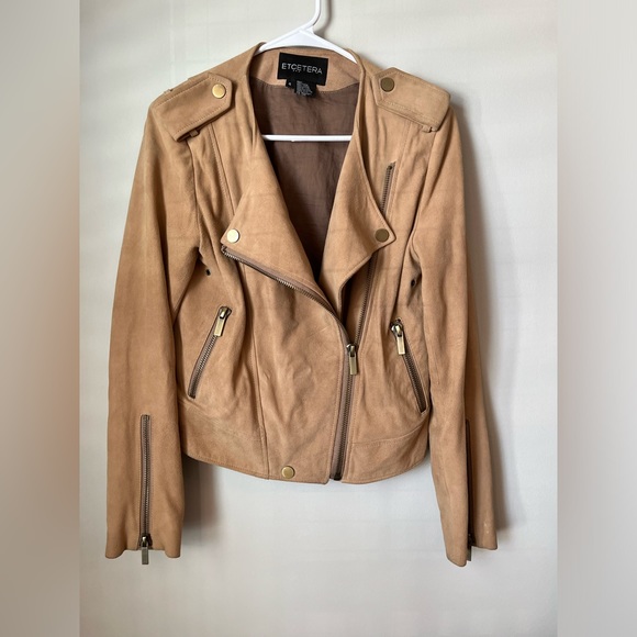 Etcetera | Jackets & Coats | Etcetera Brown Suede Jacket | Poshmark